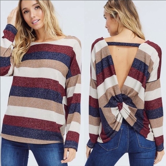 Tops | Last One Twist Back Top | Poshmark